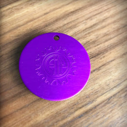Nikola Tesla Purple Energy Large Disc. Positive Energy – Purpleplates.com